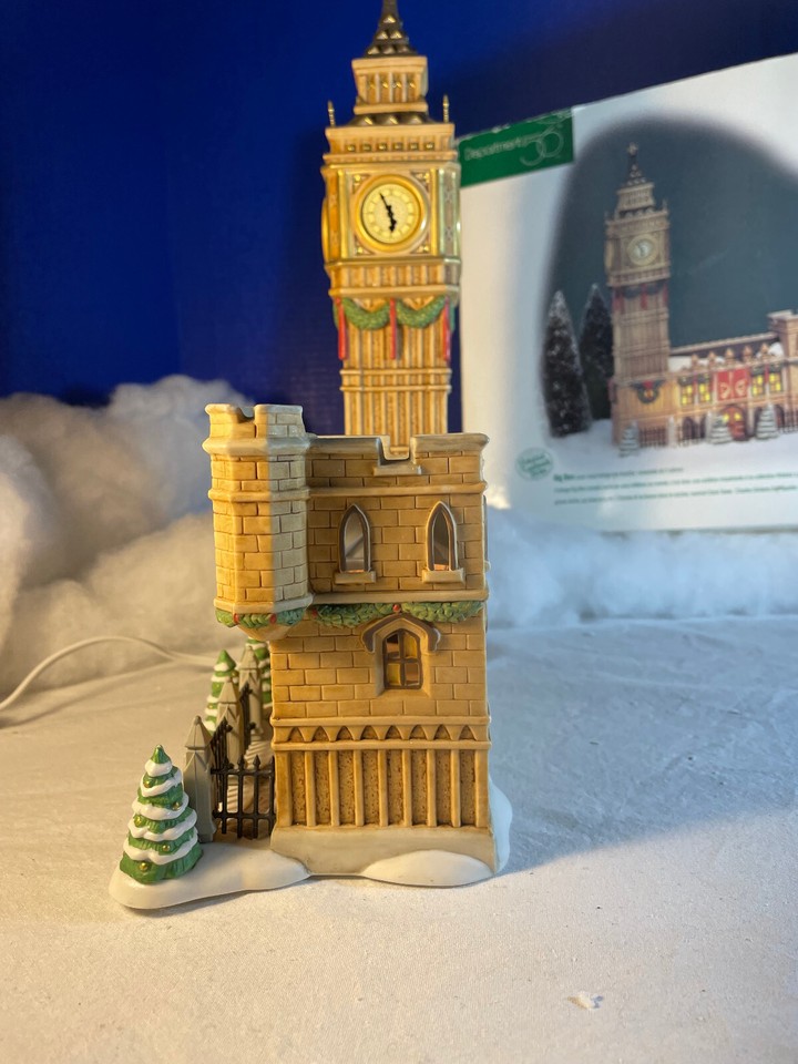 Dept 56 Dickens Village Big Ben #58341 Original Box/Missing Sign | eBay