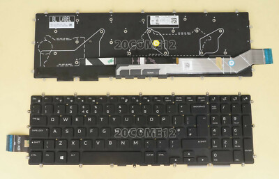 New for DELL Alienware M15 M17 R1 2019 Keyboard Color Backlit No Frame ...