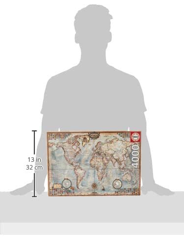 4000 Piece Puzzle - The World Map | eBay