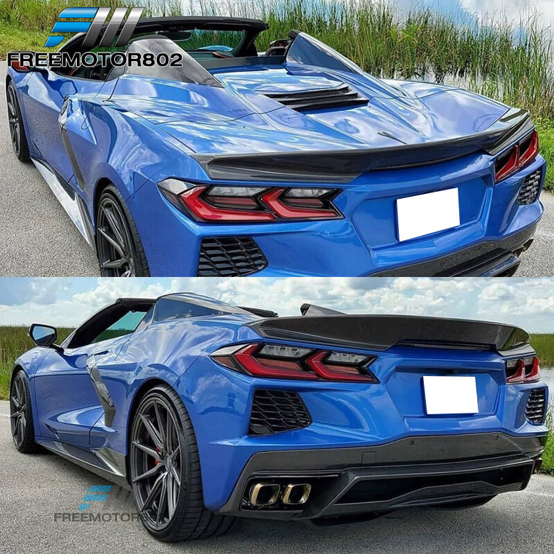 Fits 20-25 Corvette Stingray C8 2-Door RSC Style Rear Spoiler ABS ...