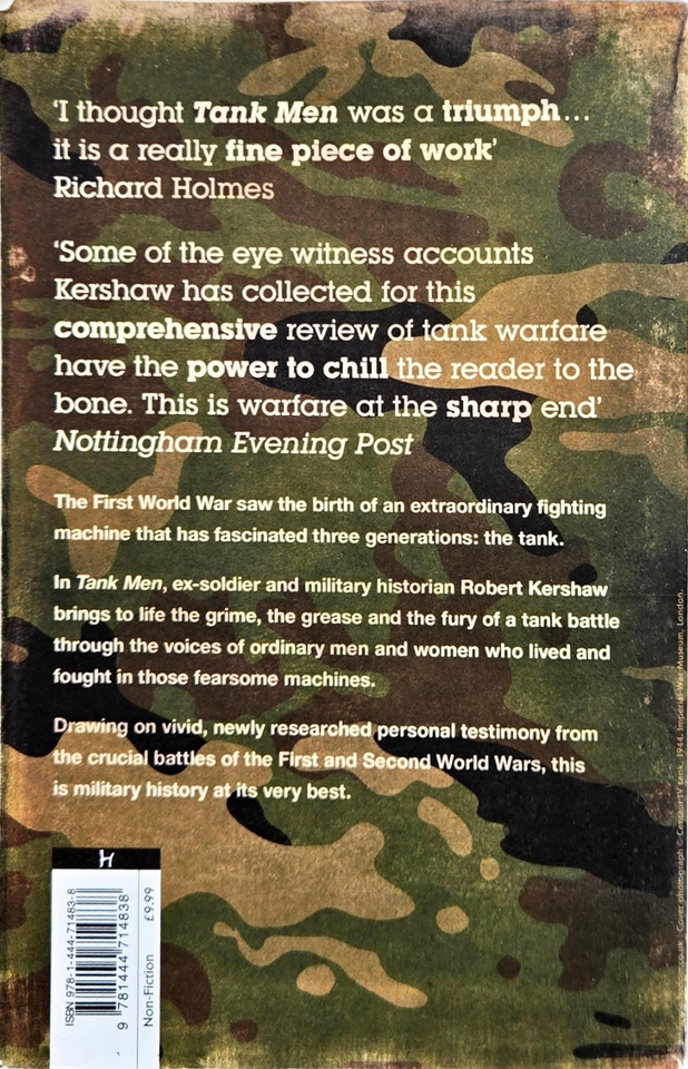 Tank Men, The Human Story of Tanks at War, by Robert Kershaw (STLC) | eBay