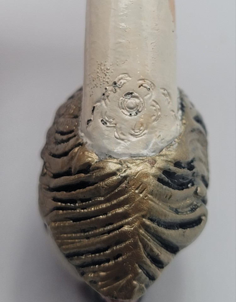 Antique Hand Carved & Hand Painted Badger Smoking Pipe | eBay