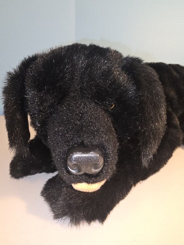Ditz Designs Hen House Realistic Black Lab Plush Stuffed Animal 30 Inch ...