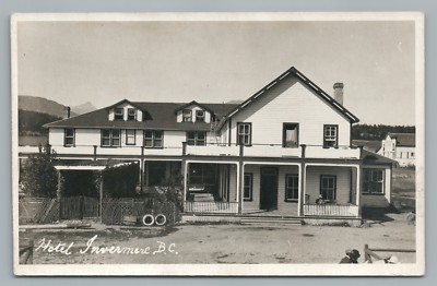Hotel Invermere BC Rare RPPC British Columbia—Columbia Valley—Scarce ...
