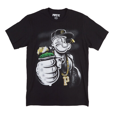 POPEYE GOLD CHAIN GRAPHIC T SHIRT | eBay