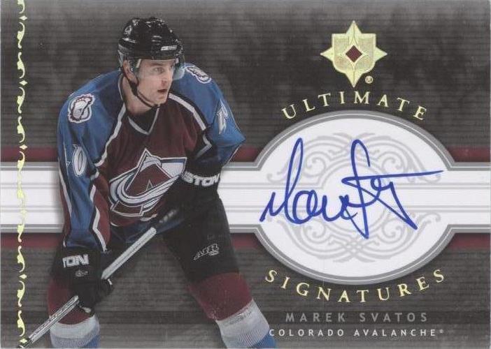 2006-07 Ultimate Collection - Ultimate Signatures Marek Svatos #US-MS ...
