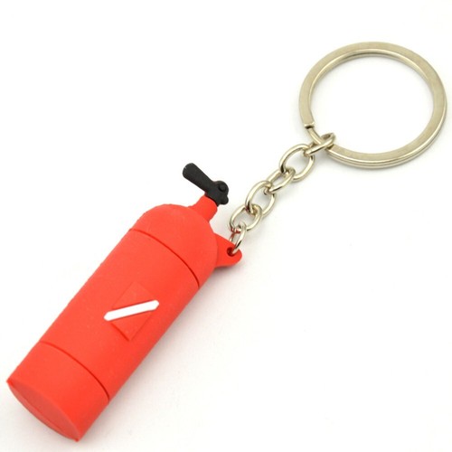 Suba Diving Air Tank Key Ring Silicone Key Ring Diver Gift Souvenir for ...
