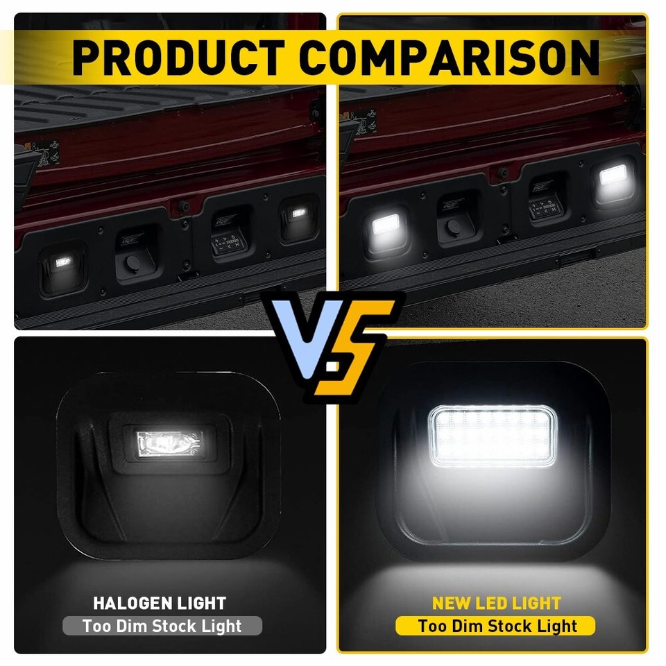 For 2019-2025 GMC 1500 Sierra 2500 GM MultiPro Tailgate Step Light Kit ...