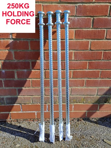 4 x Heavy Duty Double Headed Marquee Pegs Galvanised Steel Marquee ...