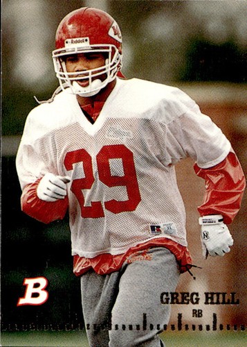 1994 Bowman Greg Hill 23 RC Kansas City Chiefs | eBay