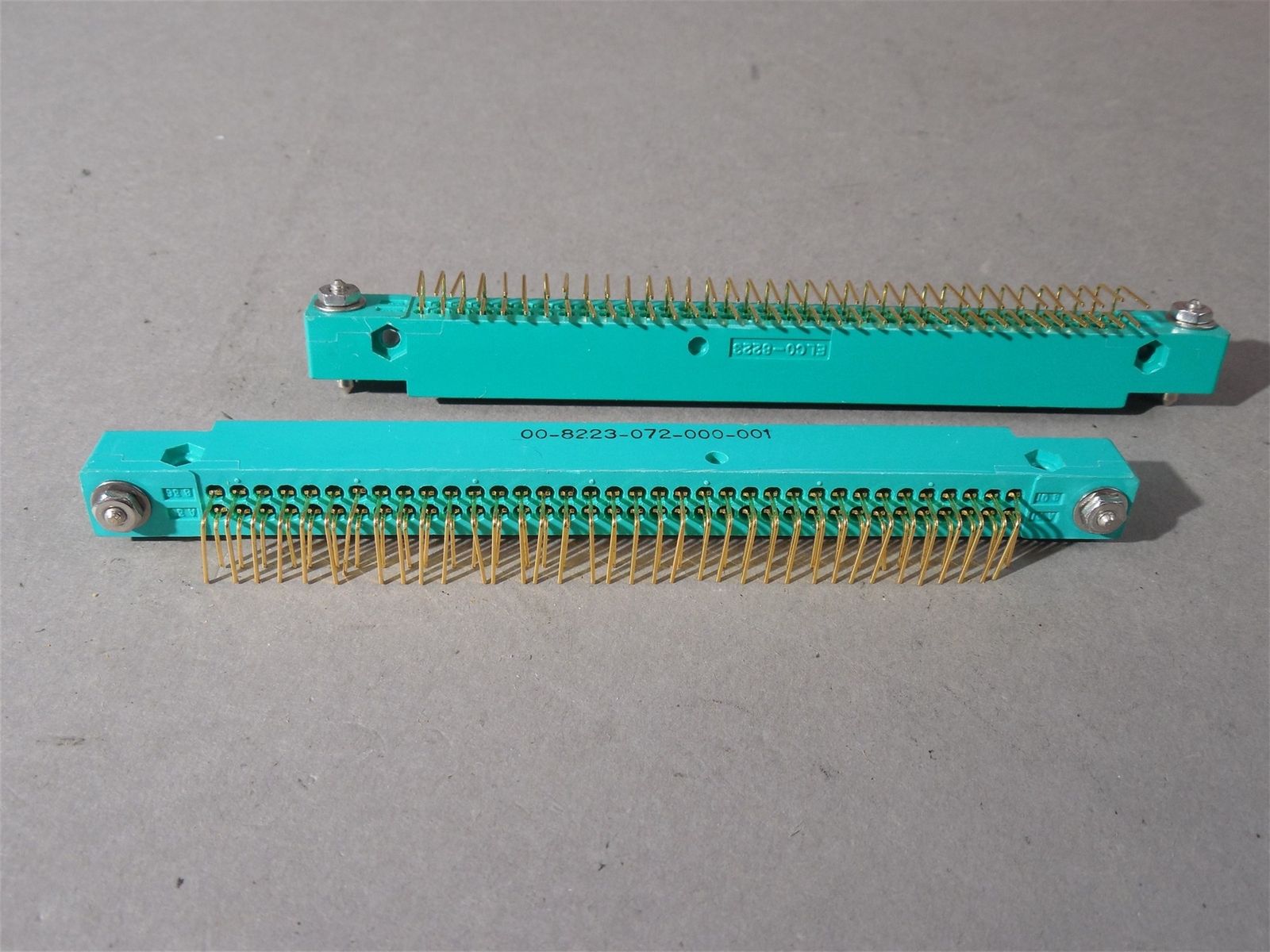 Lot of 11 Elco Connector 72 Gold Tuning Fork Contacts 8223-072-000-001 ...