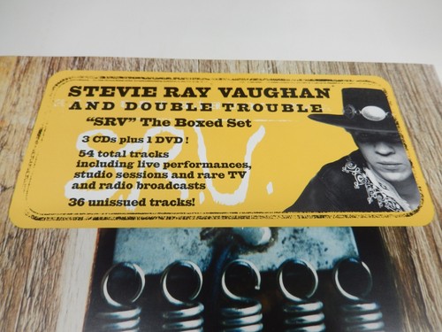 STEVIE RAY VAUGHAN SRV BOX SET RARE Promo Poster Flat NEW ORIGINAL ...