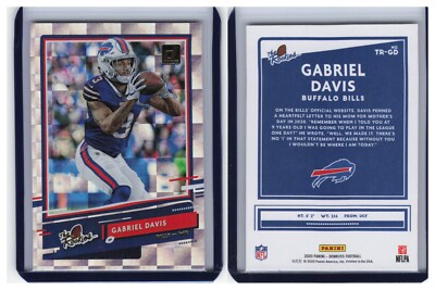 2020 Panini Donruss The Rookies #GD Gabriel Davis Bills | eBay
