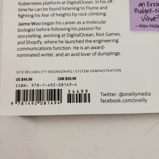 97 Things Every SRE Should Know : Collective Wisdom from the Experts by ...