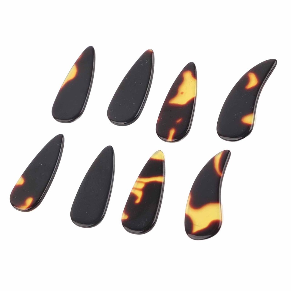 ­8Pcs Chinese Zither Picks Finger Banjo Ukulele Guitar Lute String ...