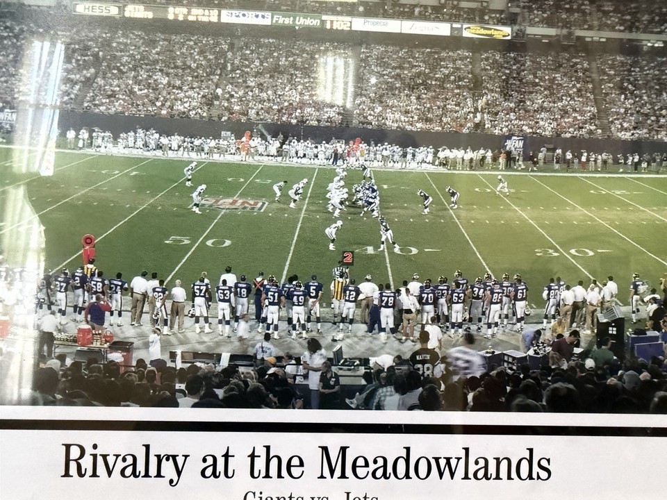 Jets-Giants “Rivalry At The Meadowlands” Pano Photo 40” X 14” (Pick Up ...