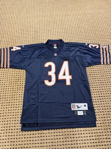 Walter Payton #34 Reebok Chicago Bears Throwback Jersey Men's Medium | eBay