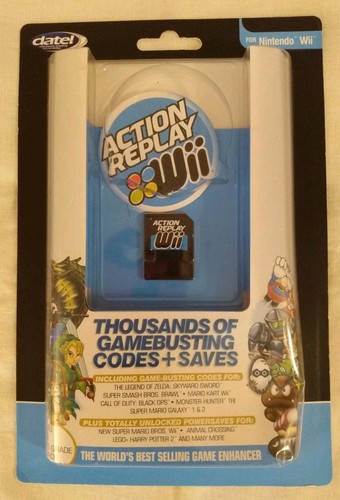 Action Replay Wii Nintendo SD Card Sealed New In Package Damaged ...