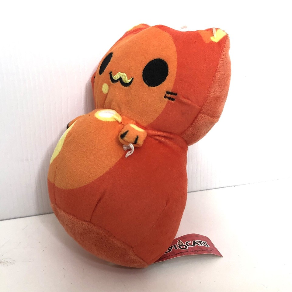 Kleptocats Hyperbeard Orange Lava Plush Cat Stuffed Animal 7" | eBay