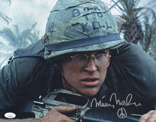 MATTHEW MODINE Signed FMJ Joker FULL METAL JACKET 11x14 Photo Autograph ...
