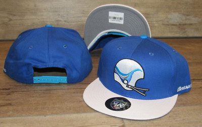 Boston Breakers Royal Retros Defunct USFL Helmet Snapback Hat Cap size ...