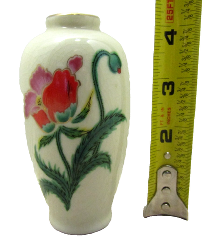 Homco Miniature Vase Glazed Ceramic Vintage Decor 4-1/8" Inch | eBay