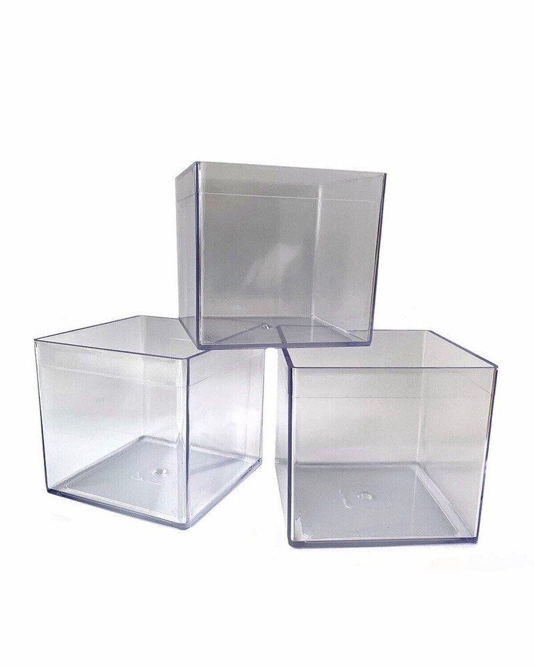 Box for checks 12.5x12.5x12.5 cm Transparent | eBay
