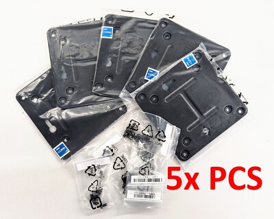 5 (FIVE) x Intel NUC Vesa Mount Bracket Plate With Screws NOT SKULL OR ...