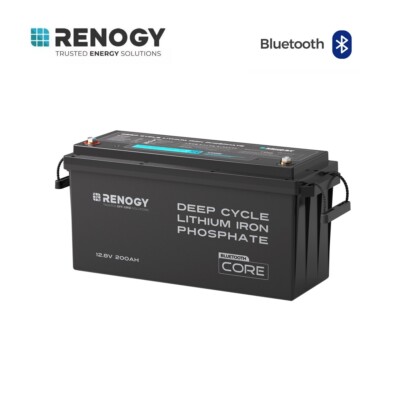 Renogy NEW 12V 200Ah Core Deep Cycle Lithium Iron Phosphate Battery w ...