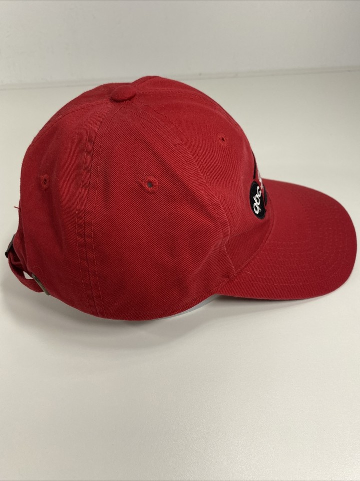 Vintage ABC Baseball Hat Cap Sports Red Top Of The World Adjustable ...