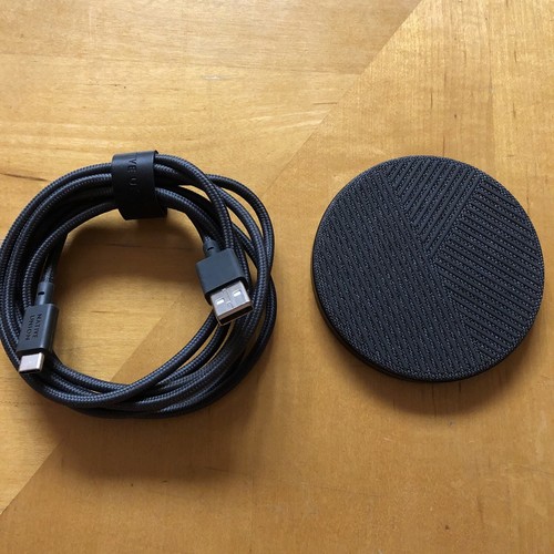 Native Union Drop Wireless Charger in Slate (Black/Gray) -USB-C -Qi ...