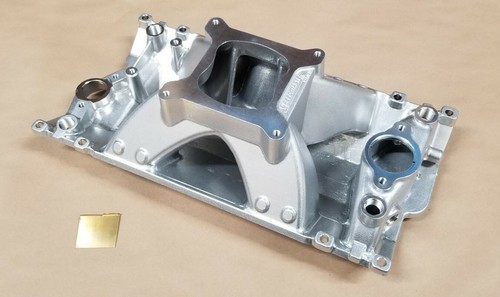 PC SBC CHEVY 350 High Rise Aluminum Vortec Single Plane Intake Manifold ...