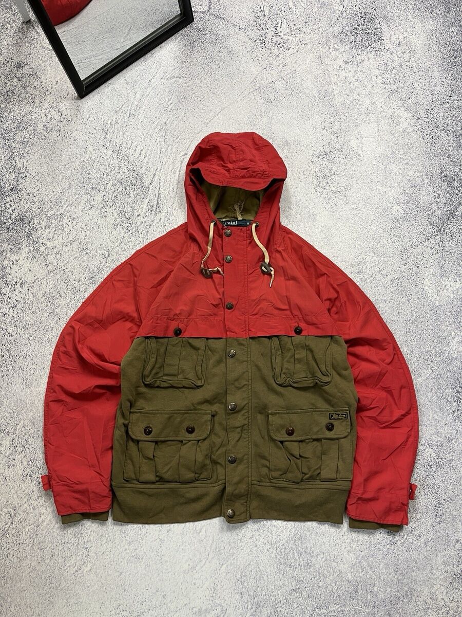 Polo Ralph Lauren Vintage 90's Utility Nylon Outdoor Jacket Polo Ralph Lauren Vintage 90's Utility Nylon Outdoor Jacket