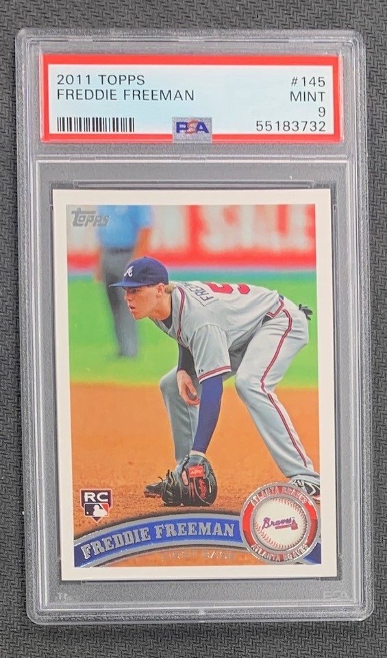 Freddie Freeman 2011 Topps Baseball Rookie Card #145 Graded PSA 9 | eBay