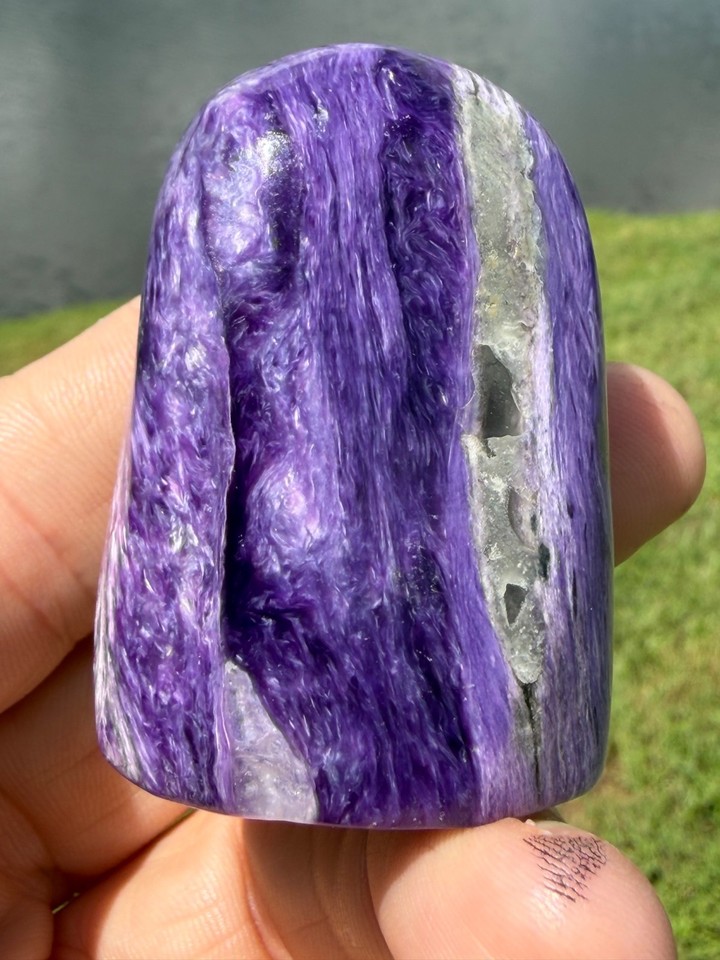 Grade AA Charoite Polished Gemstone Freeform 2