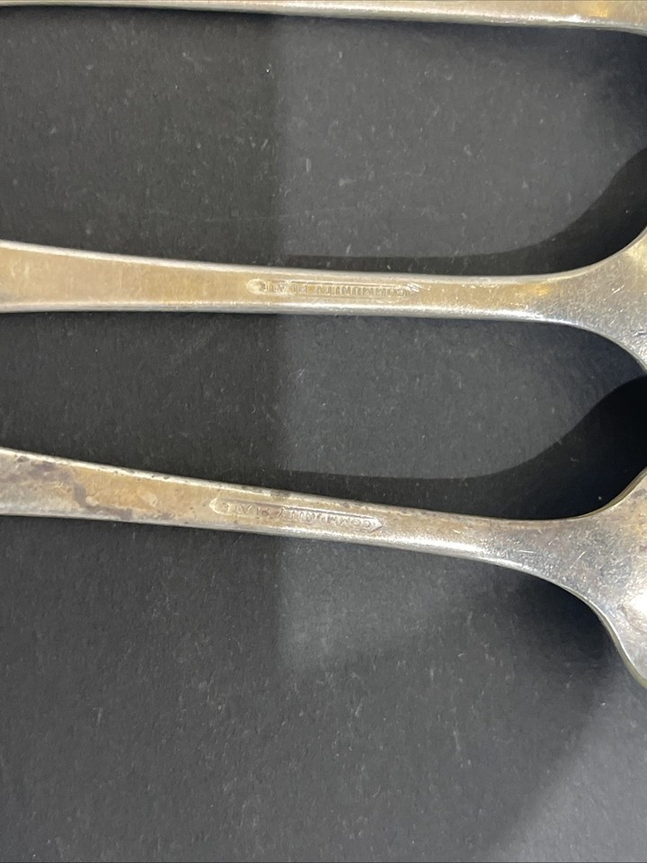 Lot Of 14 Pieces Of Community Plate Silverware Spoons Forks Grapefruit ...