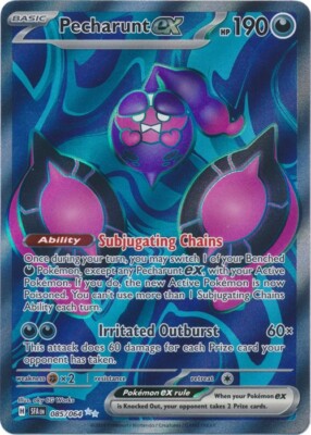 Holo Pecharunt ex - 085/064 Ultra Rare Shrouded Fable Pokemon TCG | eBay