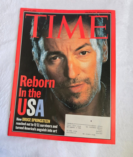 TIME Magazine August 5, 2002 Reborn in the USA Bruce Springsteen | eBay