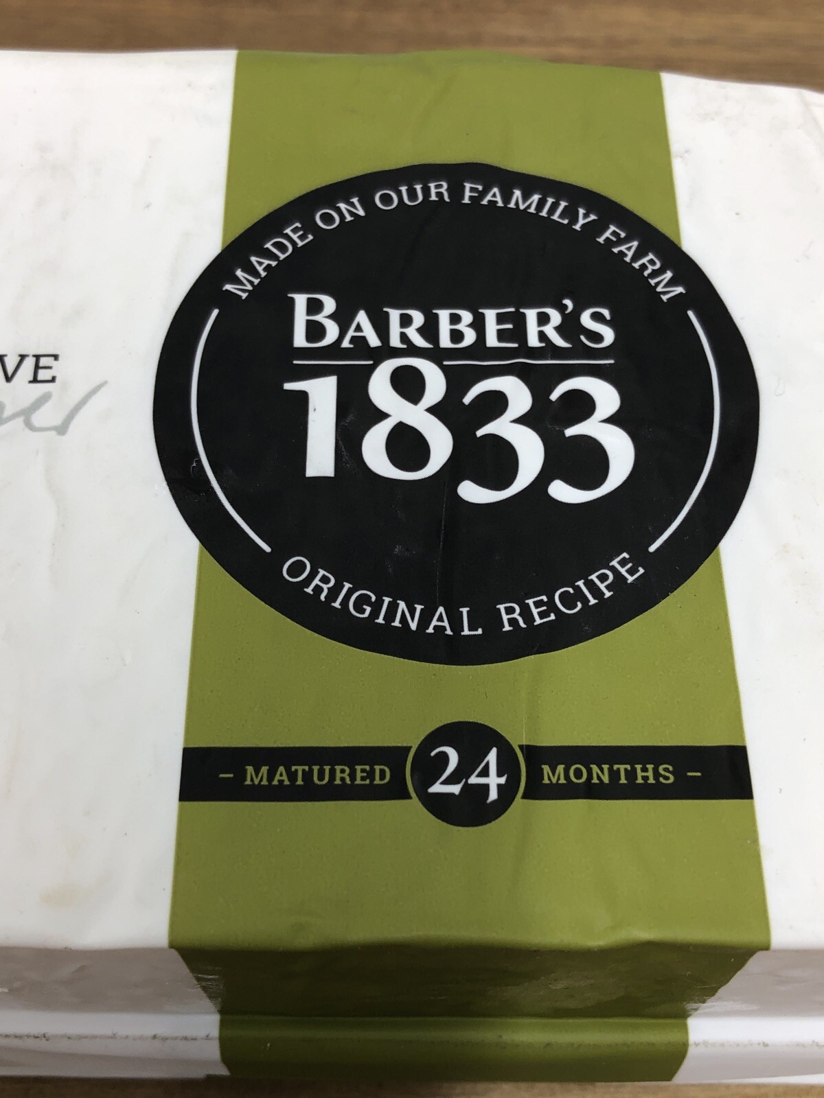 Barber’s 1833 Vintage Somerset Cheddar Cheese 1.2kg Matured For 24 ...