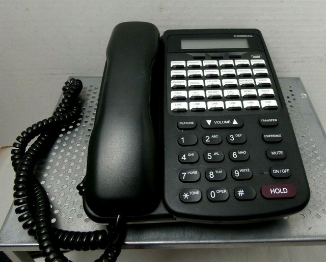 Comdial Dx-80 Phone Digital Telephone 7260-00 Black Tested for sale ...