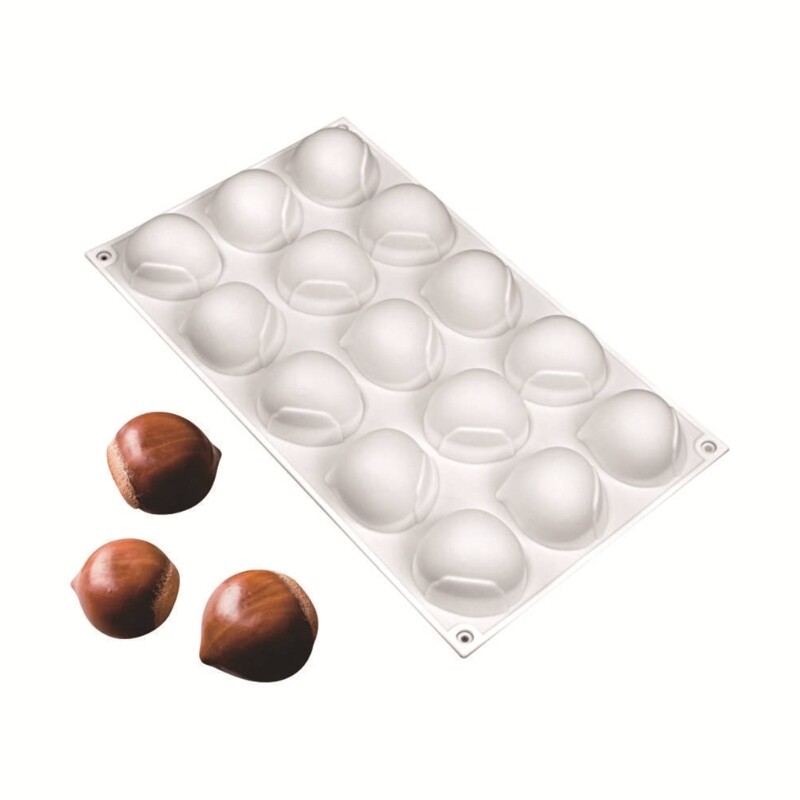 Chestnut Silicone Mold Baking Tool for Making Chocolate Fondant Cupcake ...