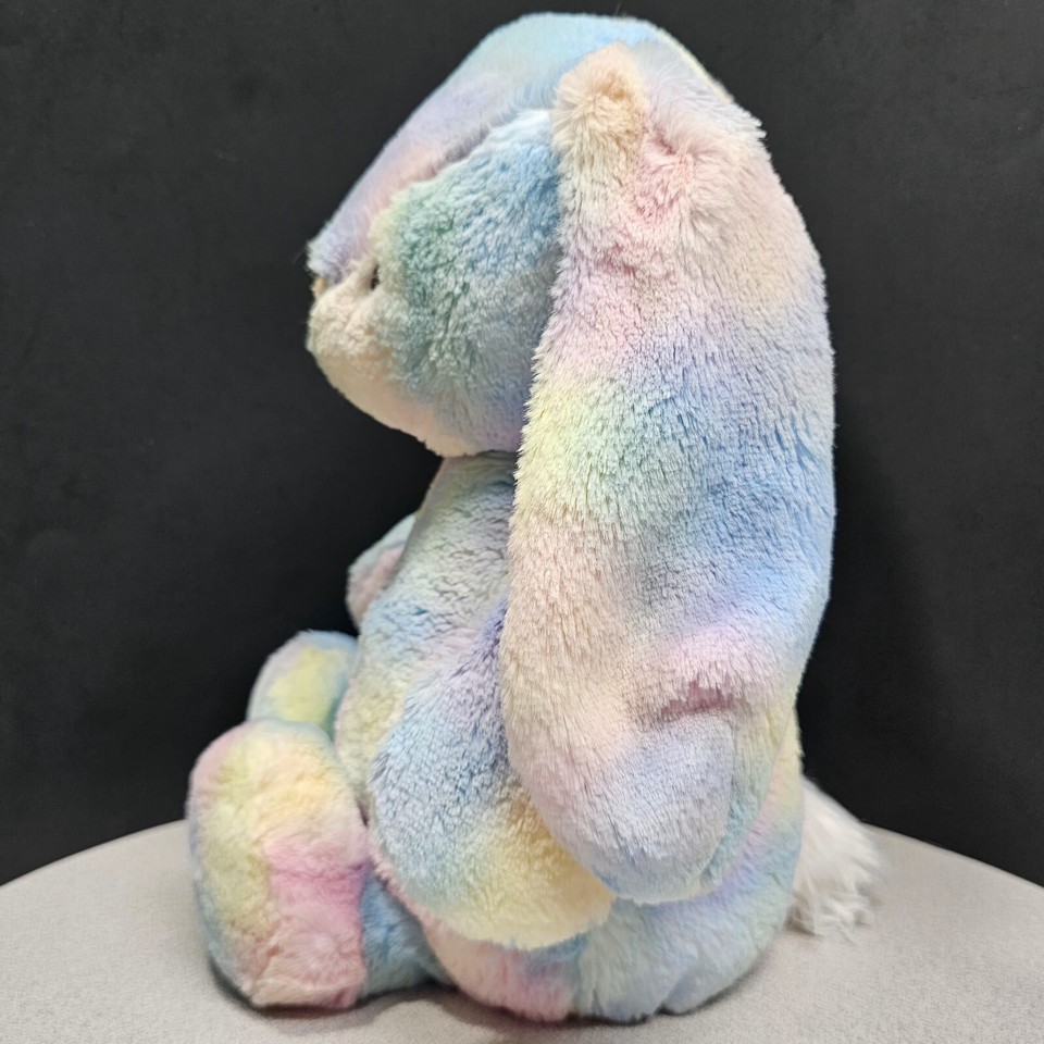 Easter Gund Thistle Bunny Rabbit Stuffed Animal Toy Rainbow 11" Tall ...