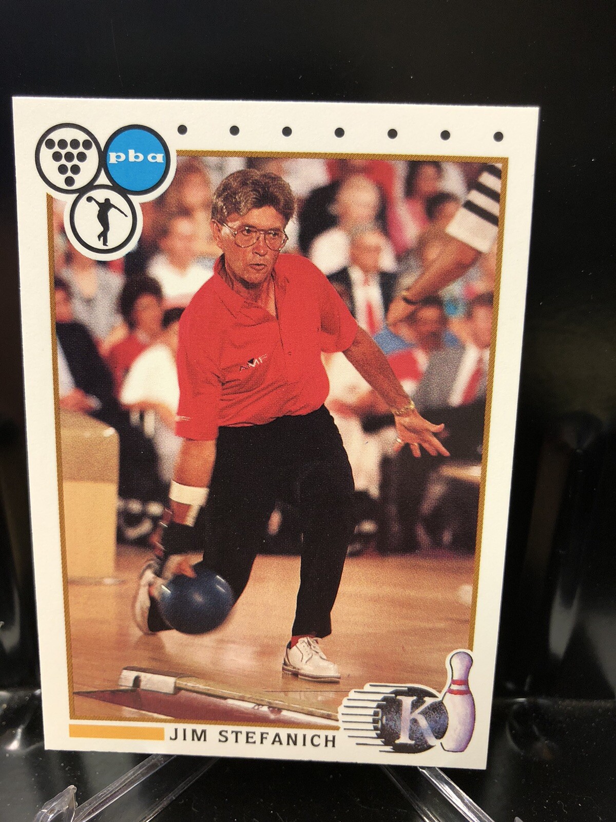 JIM STEFANICH 1990 Kingpins Collect-A-Card # 31 Bowling card Hall of ...