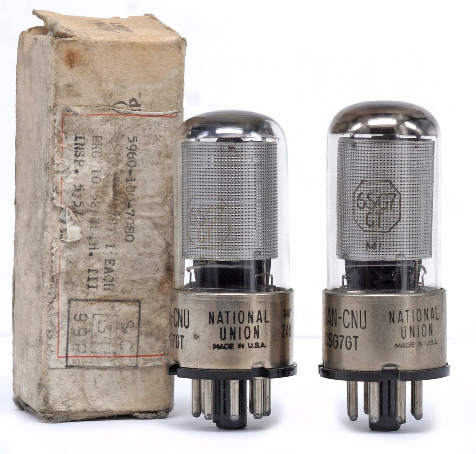 ONE 6SG7GT/6SG7 NATIONAL NOS Tube Röhre Lampe Valvola Valvula 진공관 真空管 ...