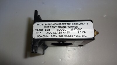 Tyco Electronics/ Compton Instruments 2SFT-500 Current Transformer 50:5 ...