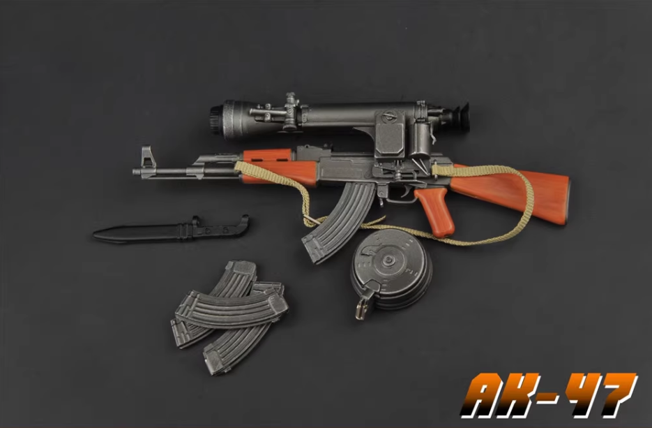 1/6 Assault Rifle Set Weapon Gun Model for 12" Hot Toys Soldier Figure ...