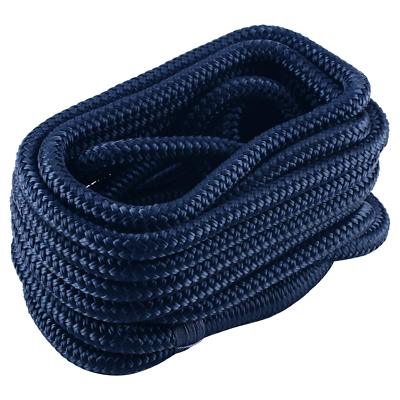 2 Pack 1/2" 15Ft Braid on Braid Nylon Dock line Moor Rope Boat Marine ...