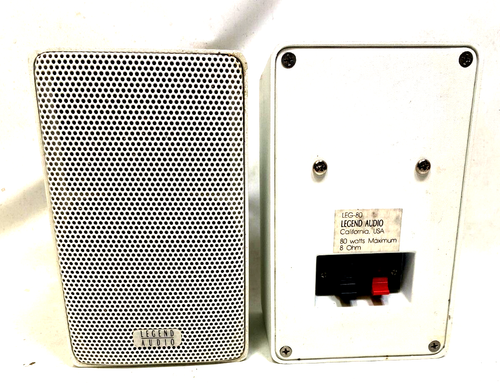 Legend Audio LEG-80 100w 8 Ohms White Bookshelf inside outside Speaker ...