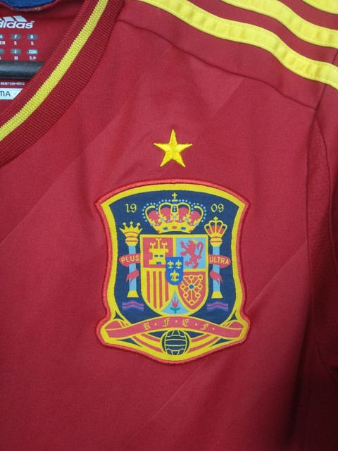 adidas Spain Euro 2012 Home Soccer Jersey Shirt X10937 for sale online ...