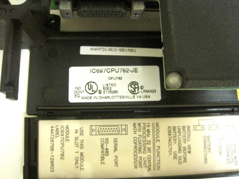 USED GE FANUC IC697CPU782 PROCESSOR IC697CPU782-JE | eBay